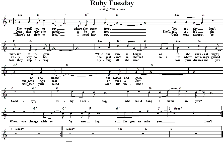 Ruby Tuesday